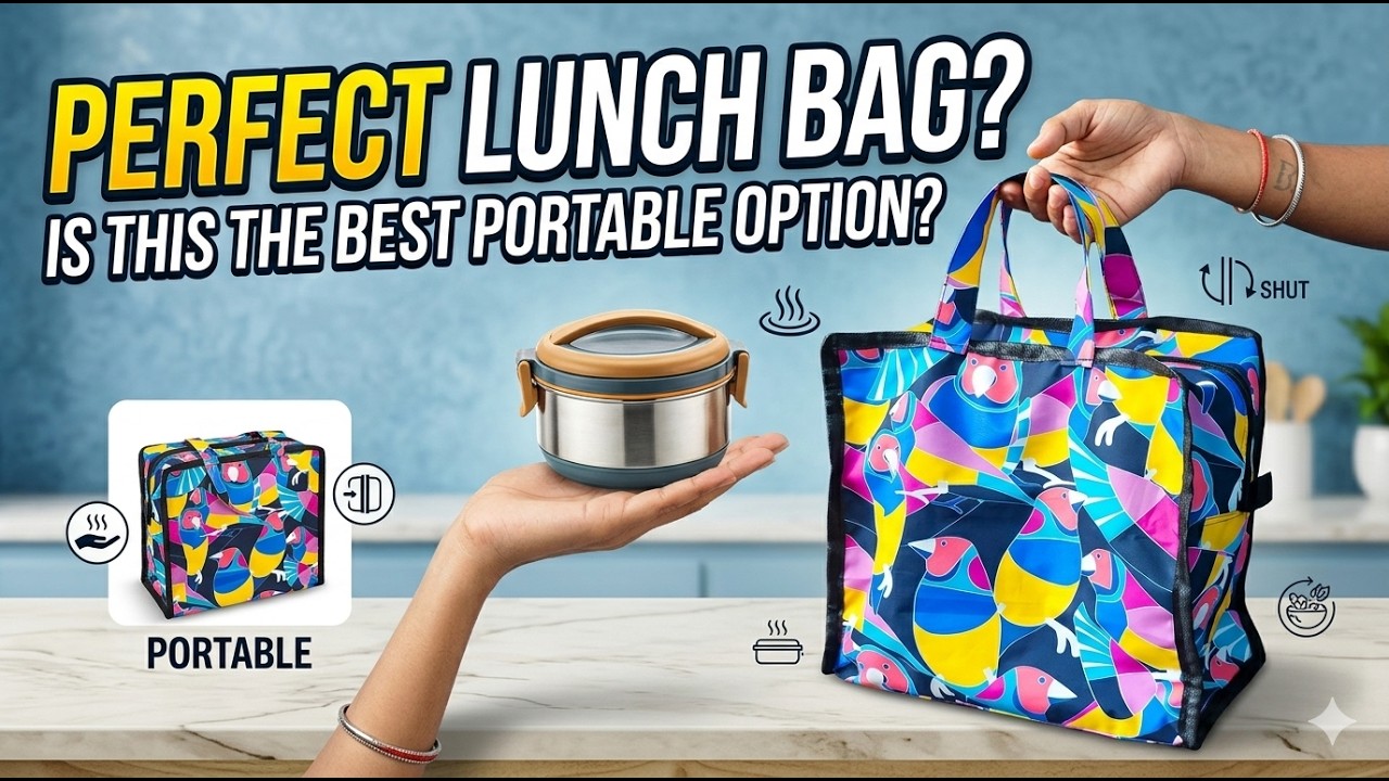DIY Lunch Bag Tutorial | How to Sew a Reusable Tiffin Bag Step by Step ...