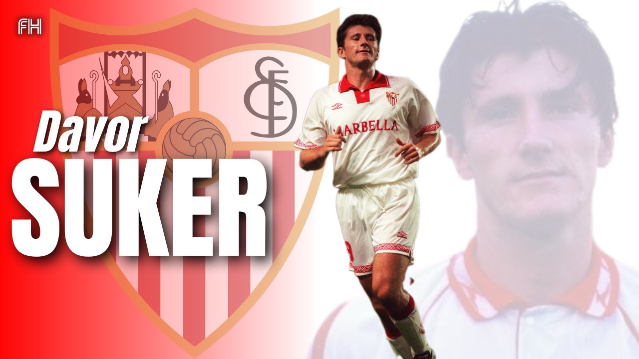 Davor Suker Goals and Skills Sevilla - YouTube