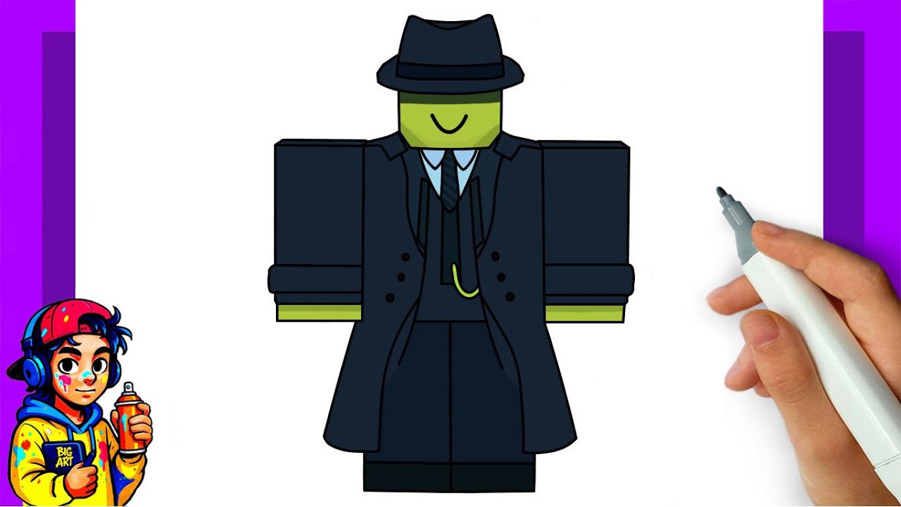 How to Draw | MAFIOSO | Forsaken | step by step - YouTube