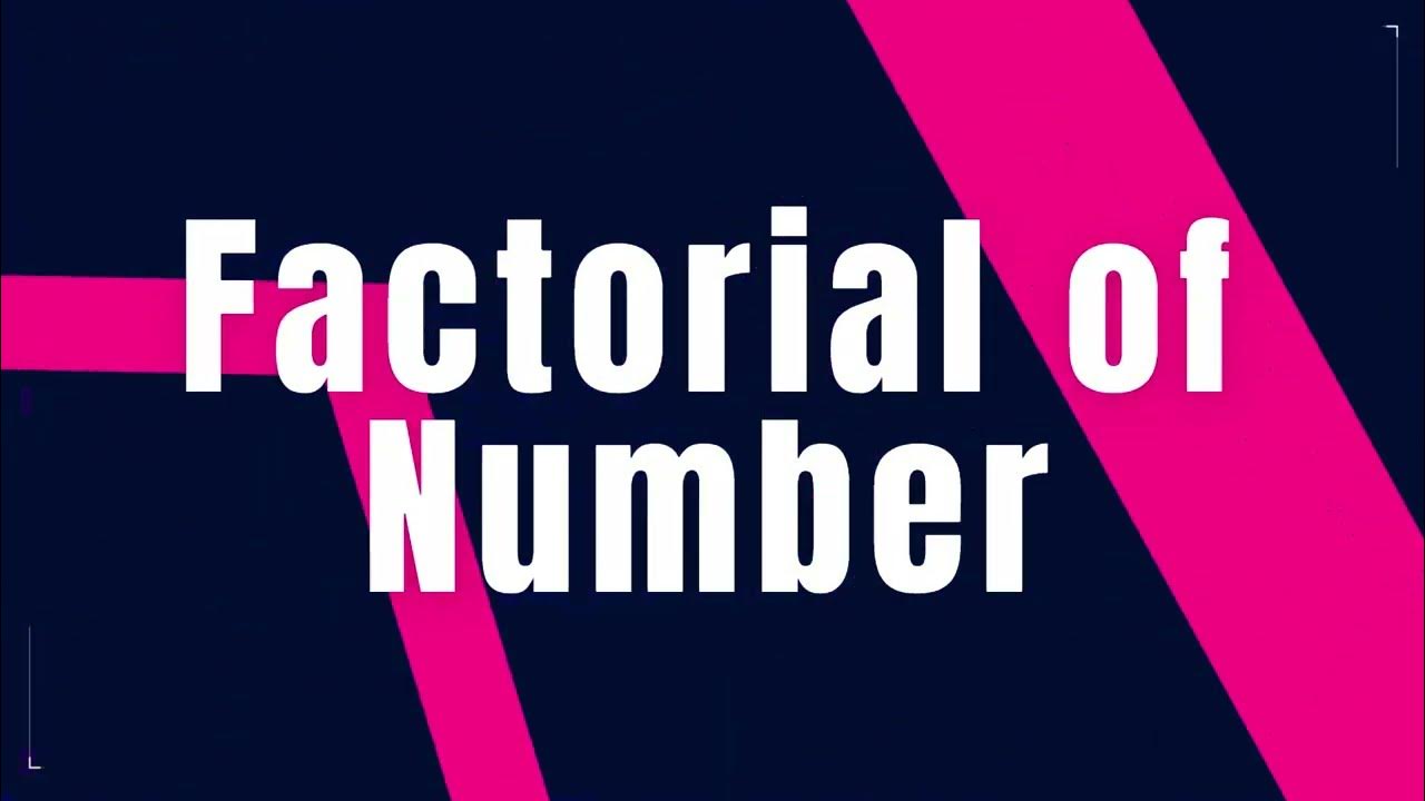 Calculating Factorial of a Number in C: A Programming Tutorial || Hindi - YouTube