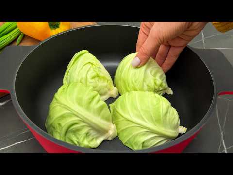 The best cabbage recipe! It is so fast and simple that I cook it every three days!