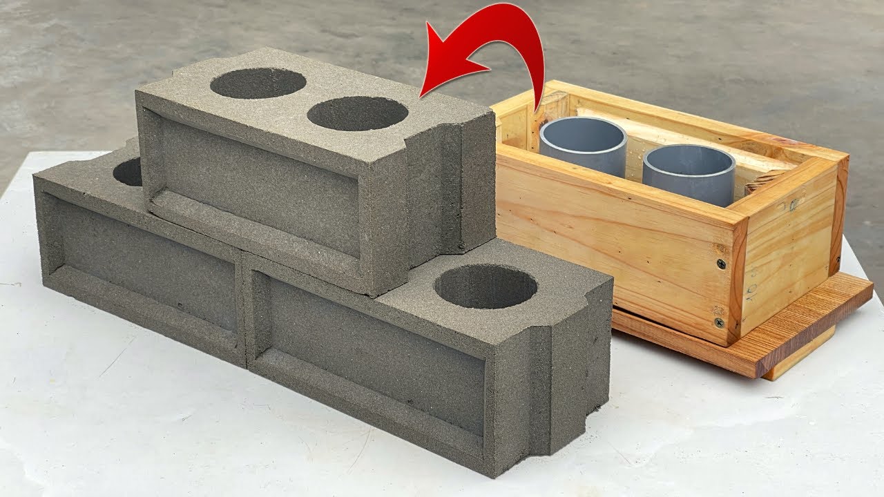 The brick pattern has lines and is sure to be molded at home - YouTube