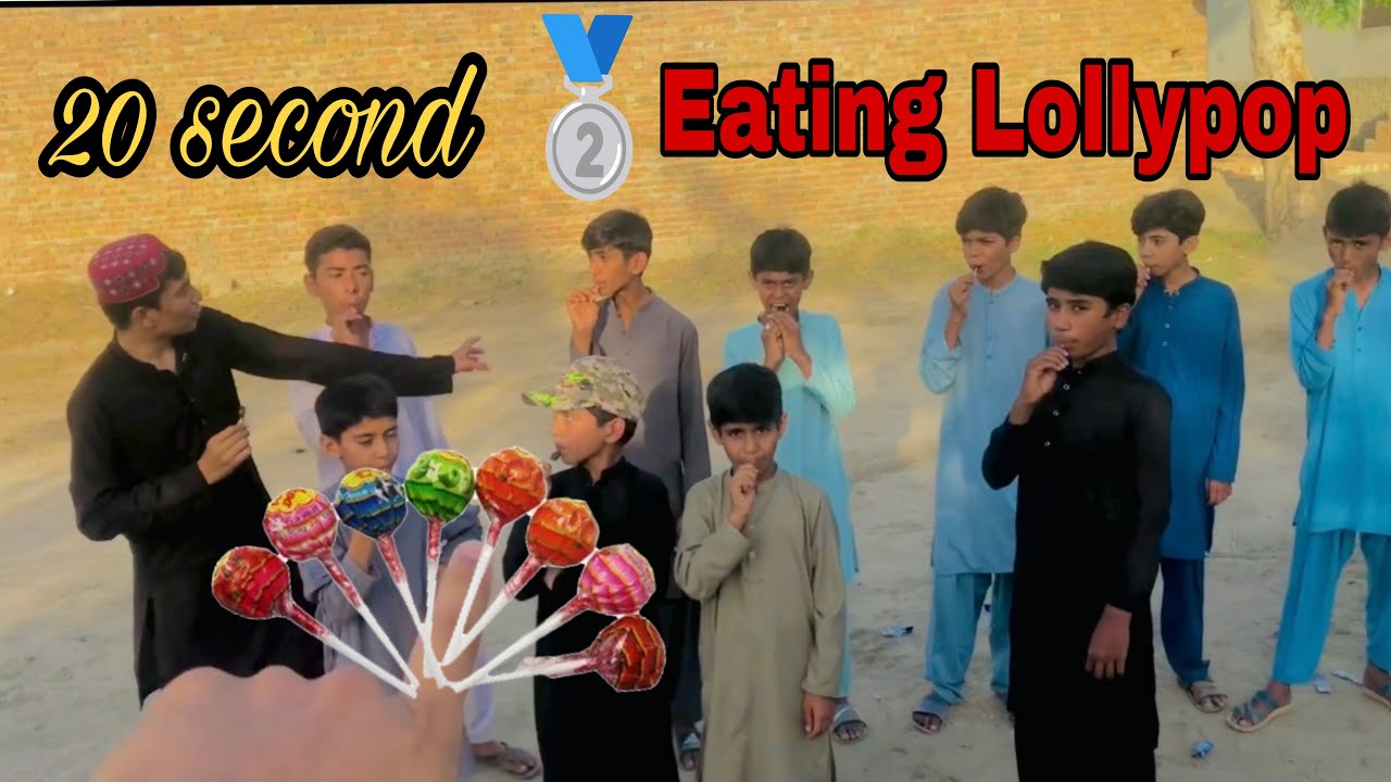 Eating The Fastest Lollipops Winning the Rs 5000! | Candy | Yummy ...
