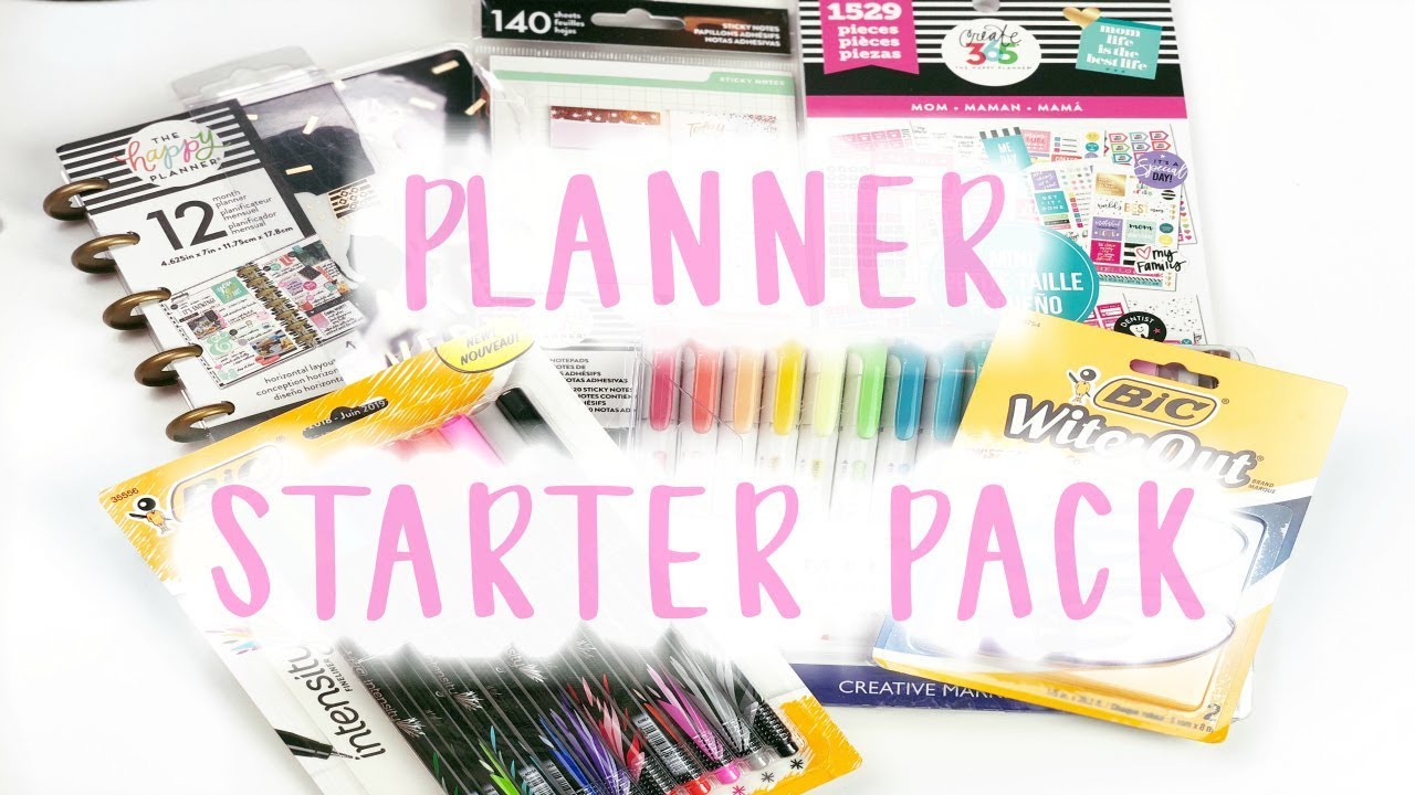 Beginner Planner Starter Pack- What You Need To Get Started | E ...