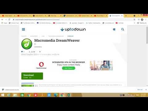 How to download Dreamweaver - YouTube
