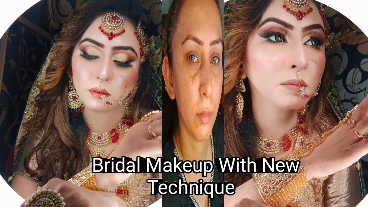 Baraat Bridal Makeup with mk Majestic Base - YouTube