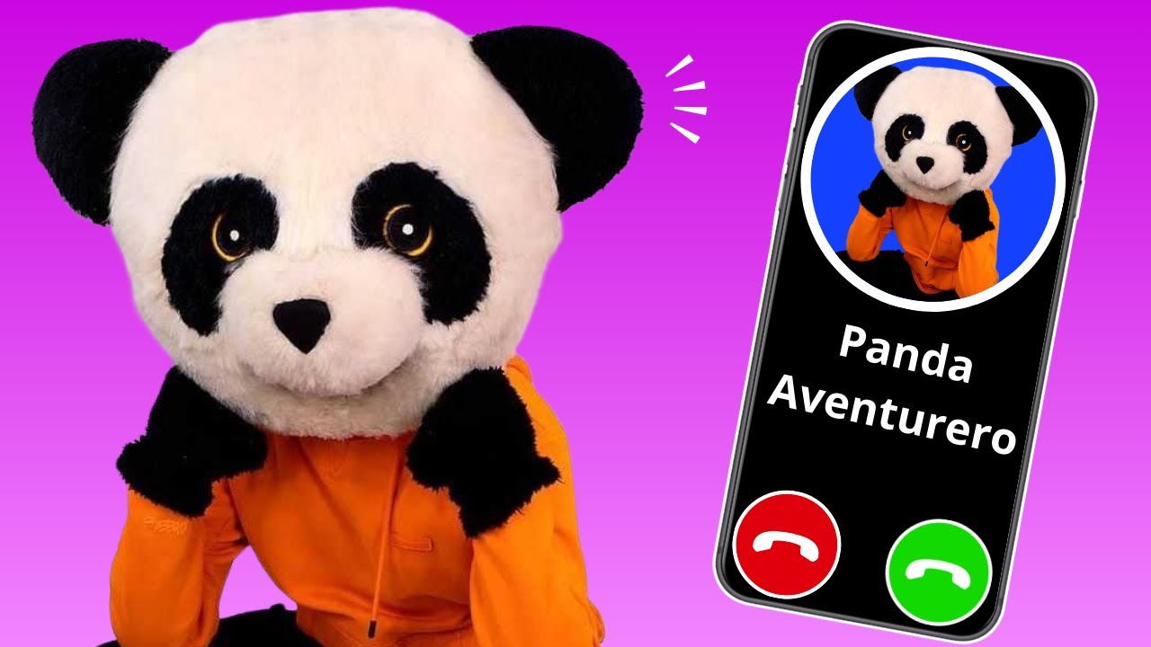 📞LLAMADA DE PANDA🐼 AVENTURERO | QUIERE JUGAR CONTIGO😍🩷 - YouTube