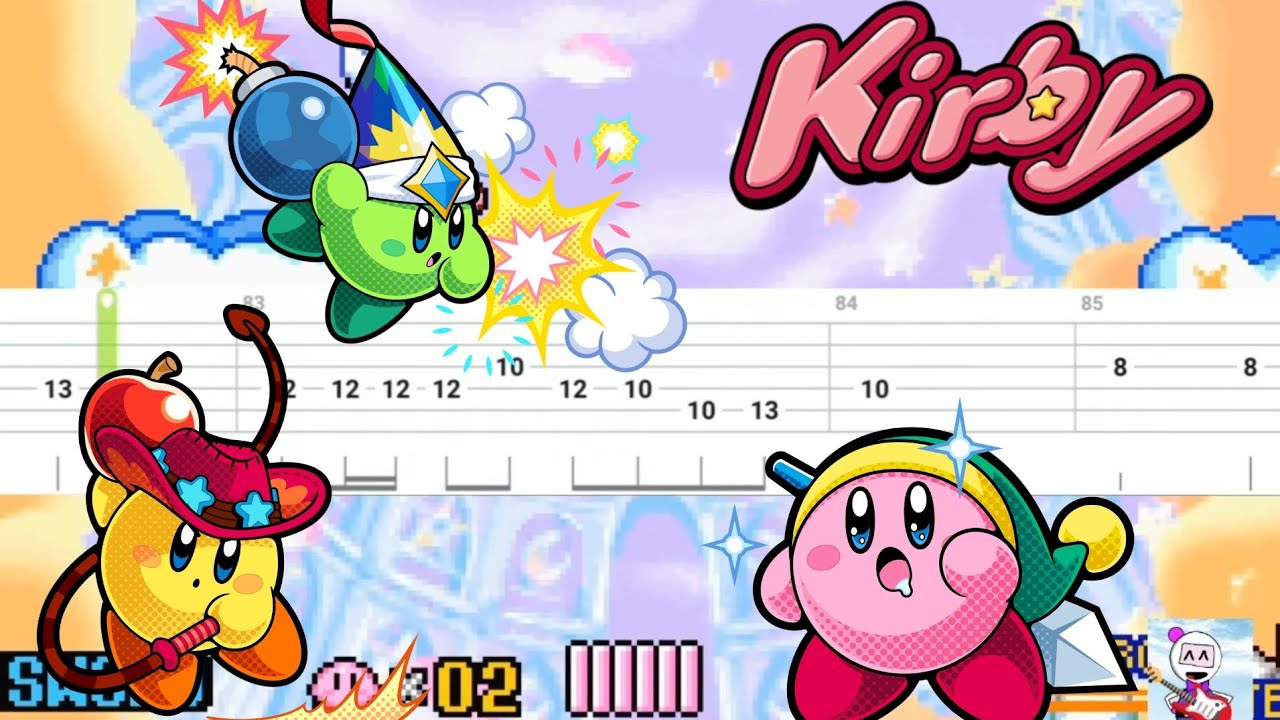 Kirby Gourmet Race | Guitar Tutorial - YouTube