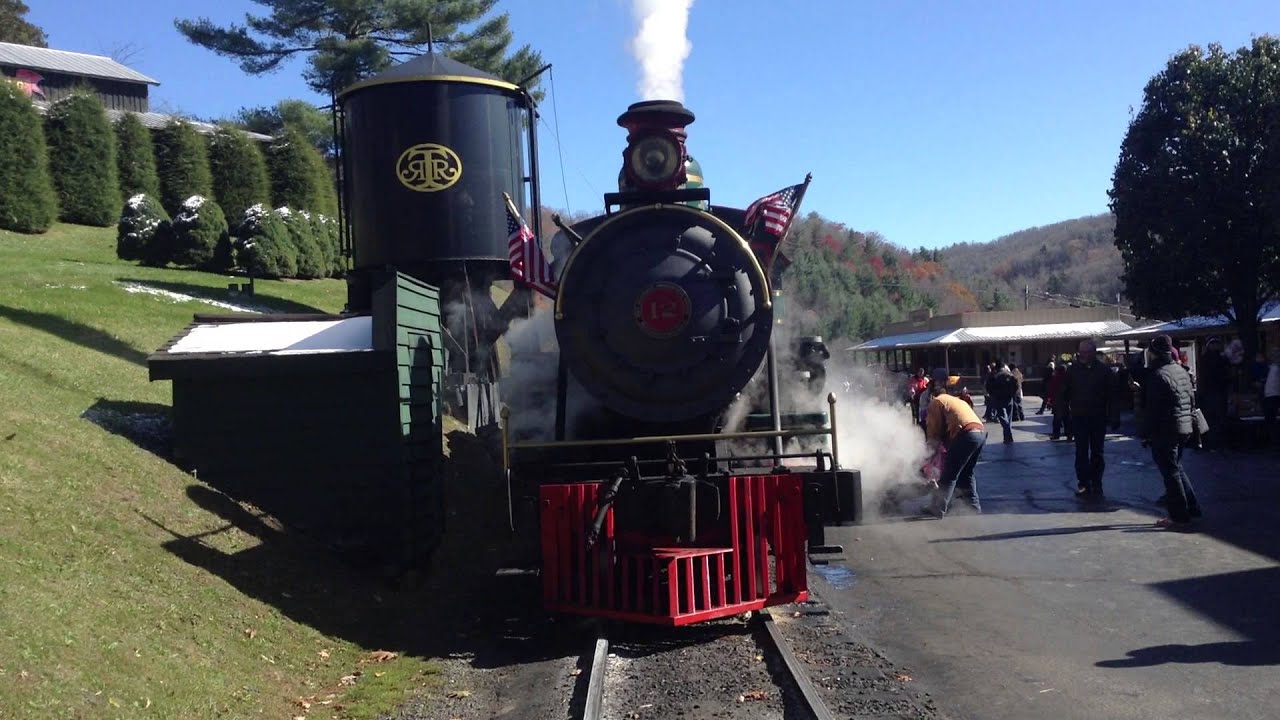 Tweetsie railroad #12 all steamed up - YouTube