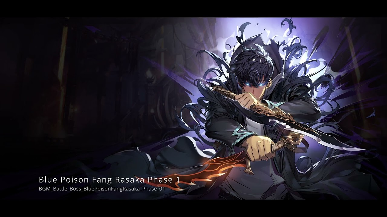 Solo Leveling:ARISE OST | Blue Poison Fang Rasaka Phase 1 - YouTube