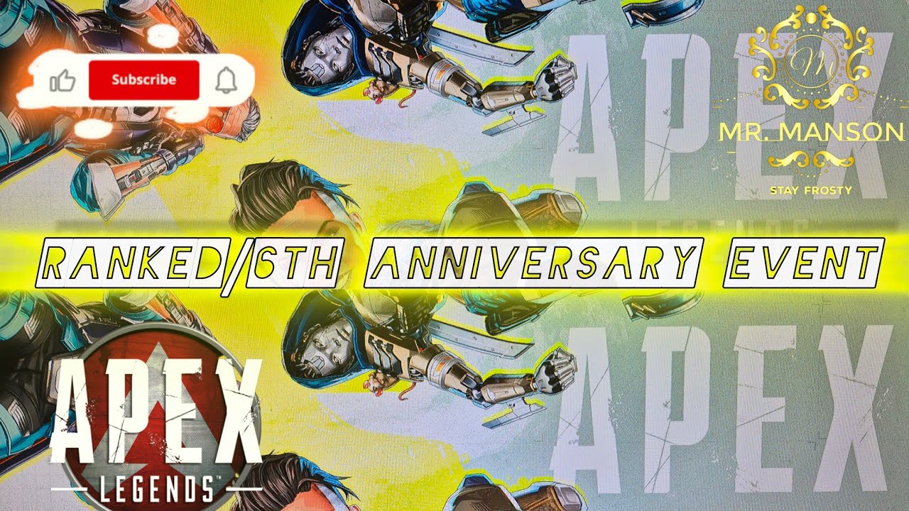 I AM LEGEND. THE APEX LEGEND‼️Ranked Bronze 4 & 3/6th Anniversary Event ...