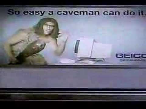 Its so easy a cave man can do it - YouTube