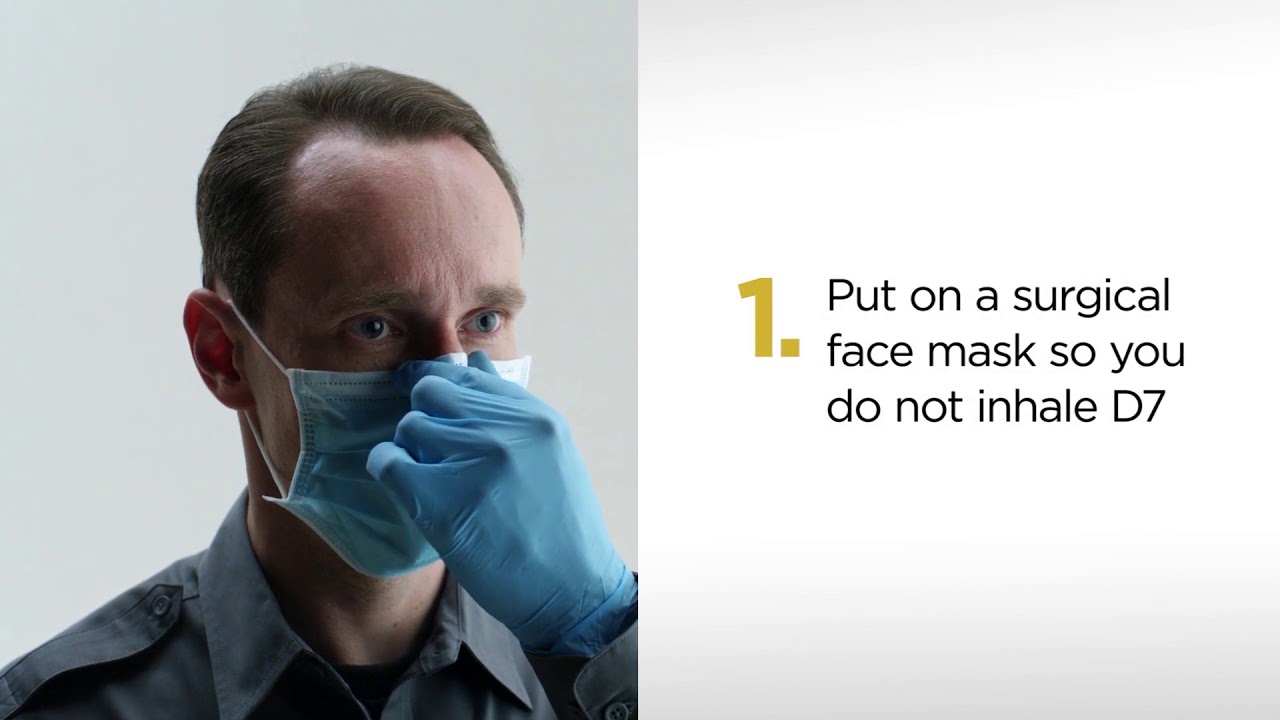 How to Sanitize with Decon7 Spray PMC - YouTube