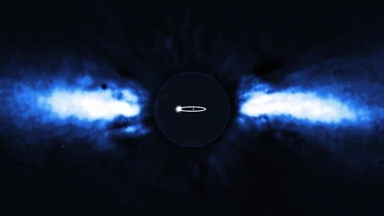 The Motion Of Beta Pictoris b [720p] - YouTube