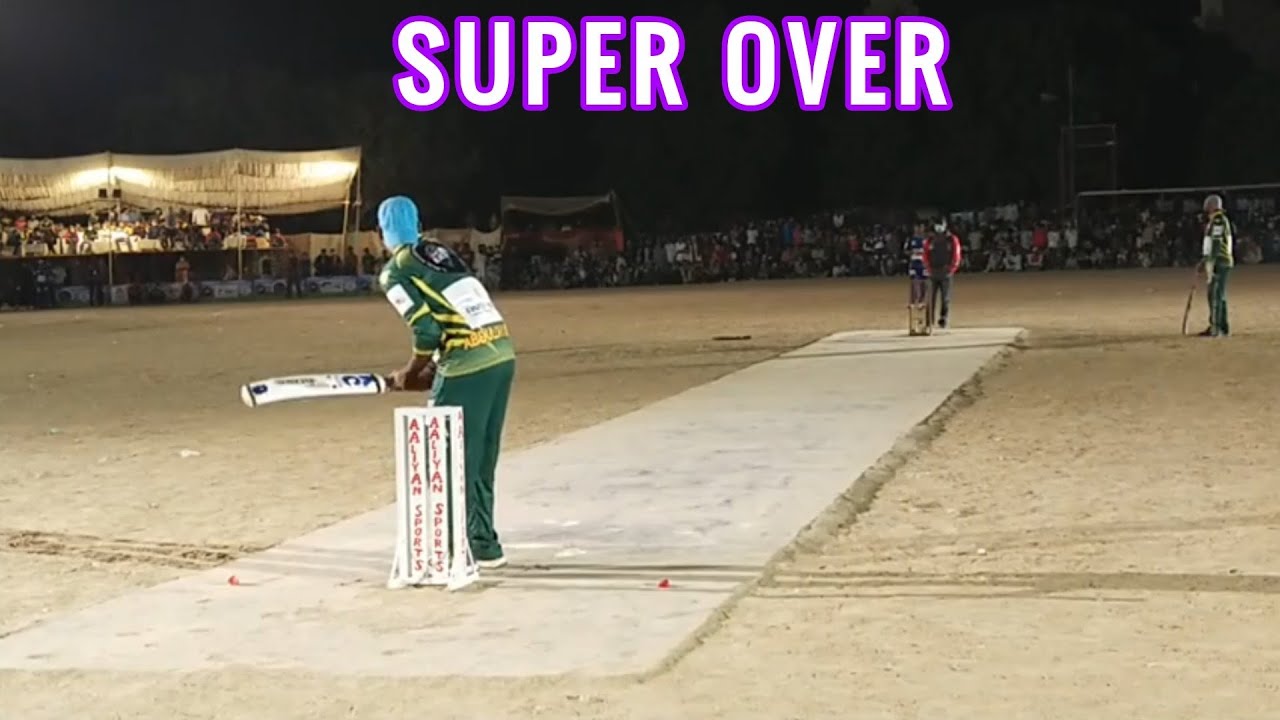 Save 9 RUNS FROM 6 BALLS |Super Over Highlights|Best Over in cricket ...