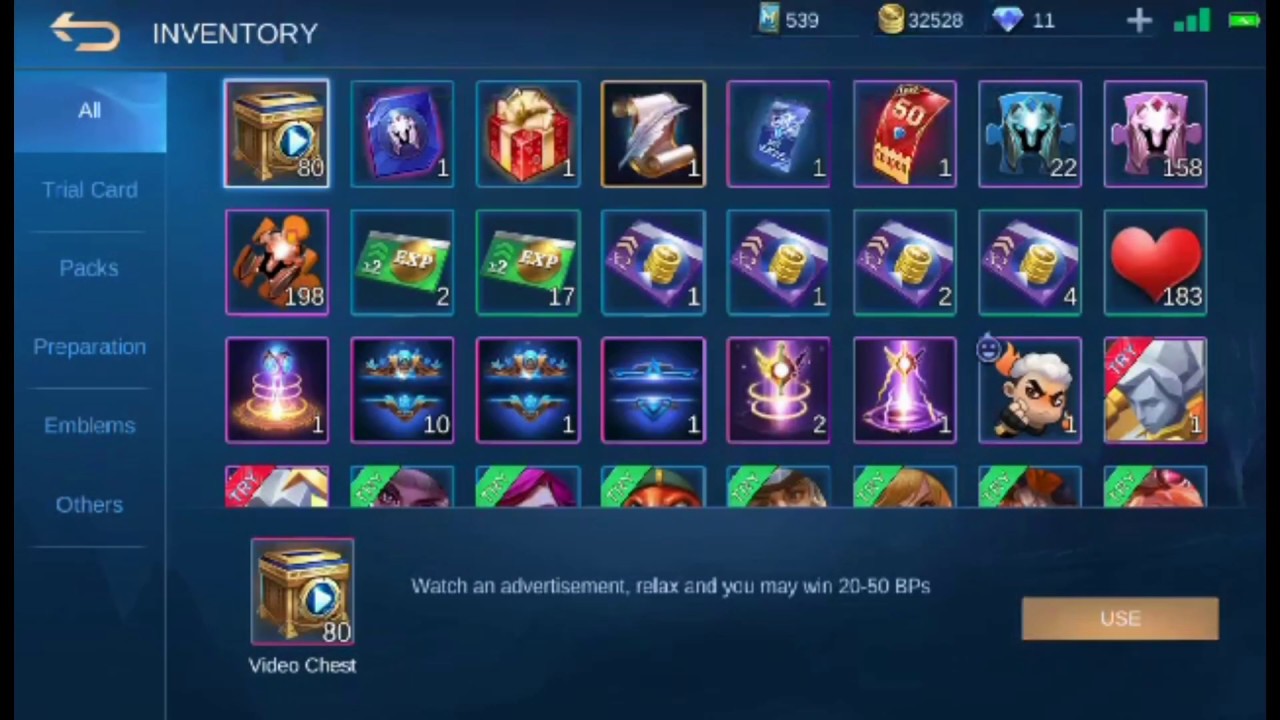 Easy open video chest for mobile legends bang bang - YouTube