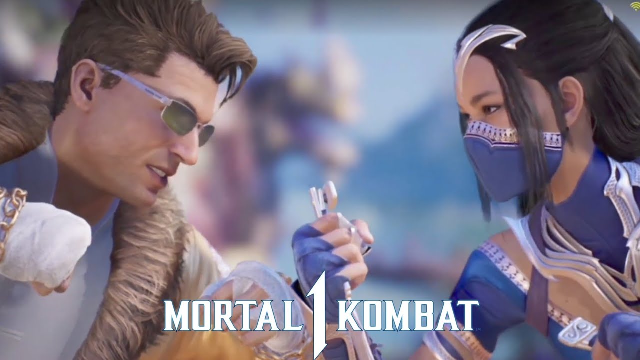 MORTAL KOMBAT 1 MOBILE DUBLADO - JOHNNY CAGE VS KITANA - YouTube