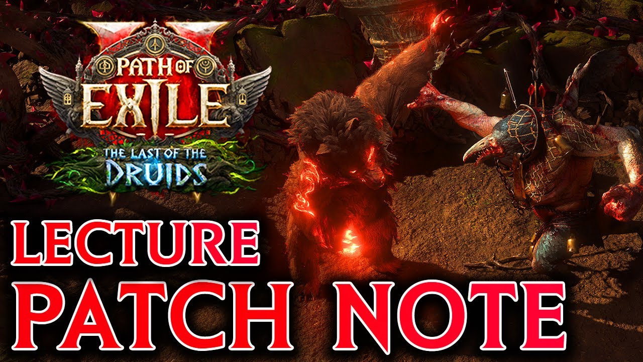POE 2 : LECTURE DU PATCH NOTE 0.4 ! - YouTube