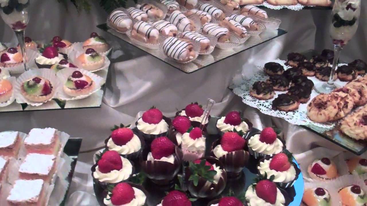 European Crystal Banquets Sweet Table - YouTube