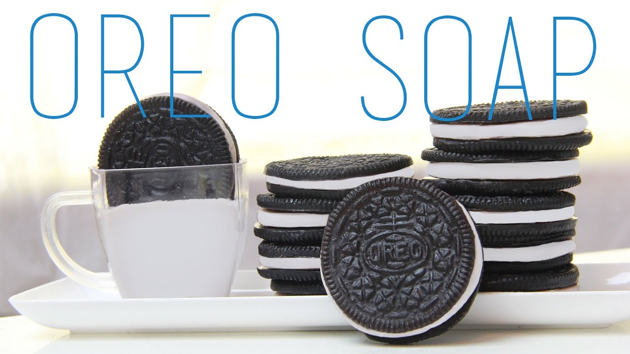 Oreo Soap Tutorial - How To Make Oreo Cookie (Food) Soap - YouTube