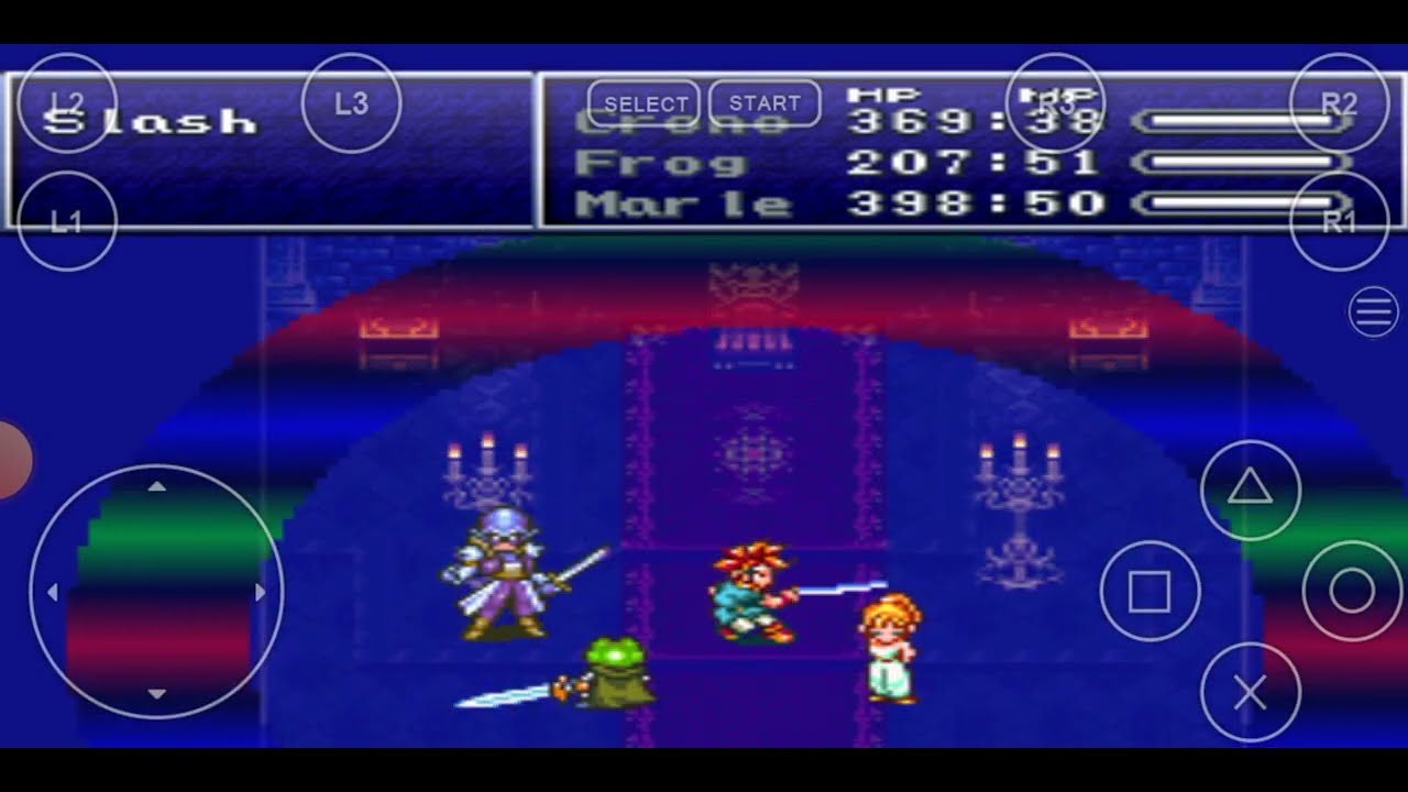 CHRONO TRIGGER-PS1-USA-MAGUS' CASTLE-CRONO and FROG defeat the Powerful ...