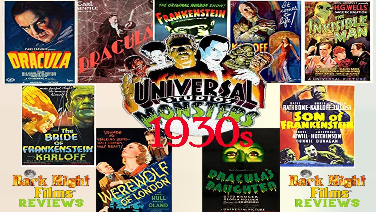 Universal Monsters (1931-1939) - Movie Review - YouTube