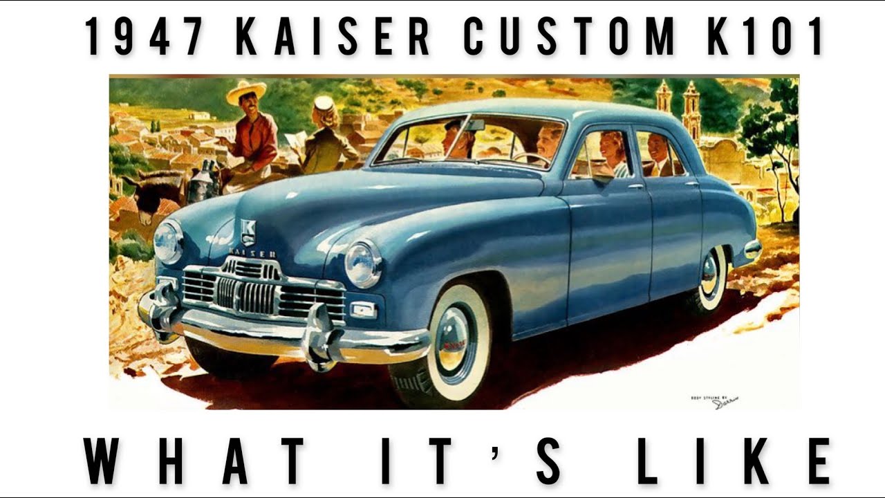 1947 kaiser custom k101 - YouTube