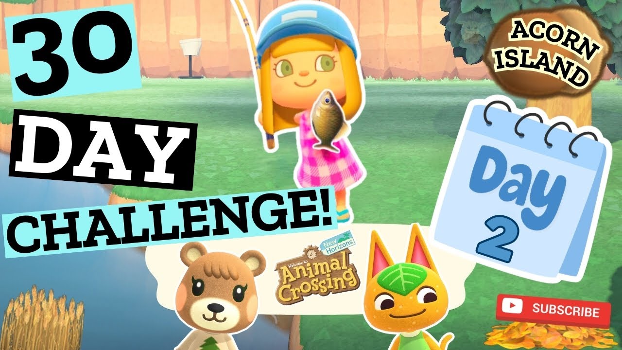 30 Day Challenge Day 2! | 30 Day Challenge ACNH | Animal Crossing New ...