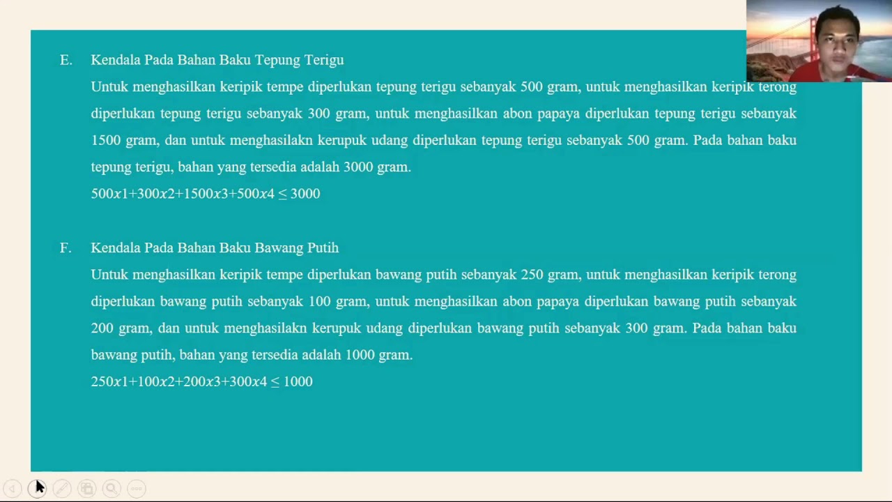 Review Jurnal "Linear Programming Metode Simpleks" - YouTube
