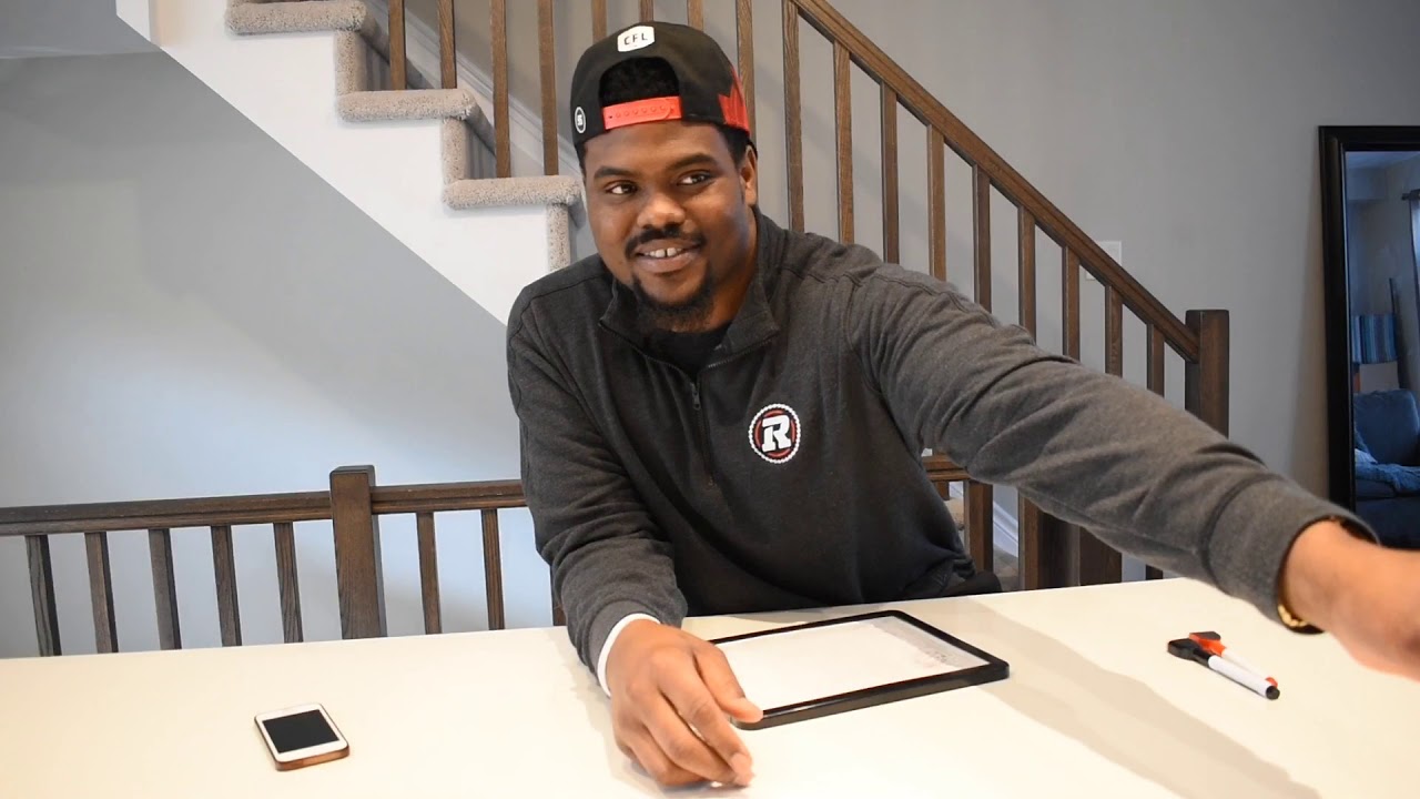 CFL’s Ottawa Redblacks d-lineman Michael Wakefield shows off art skills ...