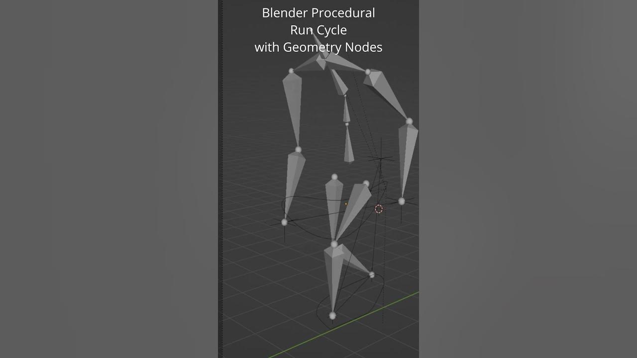 Using a technique from a recent video of mine, I created a procedural run cycle. - YouTube
