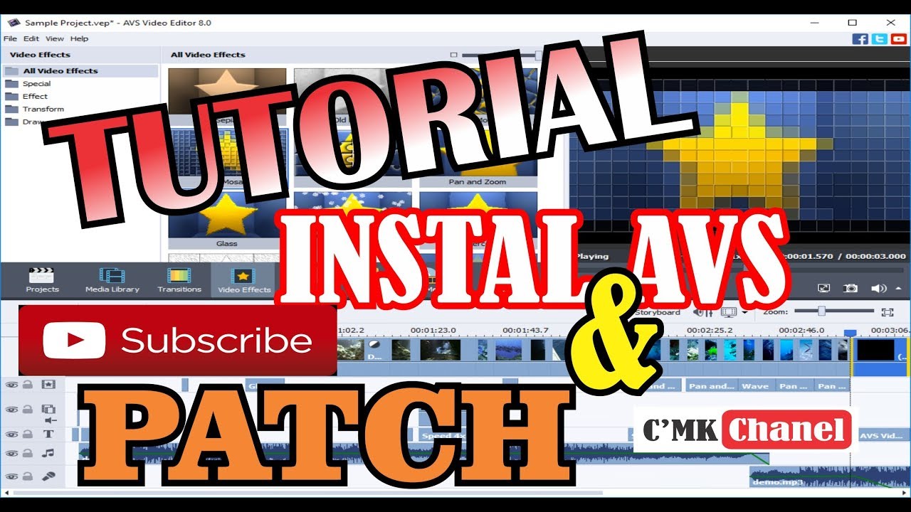 TUTORIAL INSTAL AVS EDITOR & PATCH - YouTube