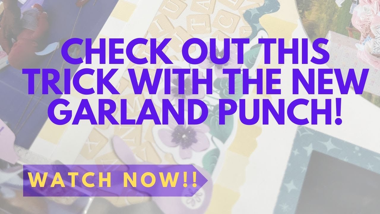 Love the Garland Banner paper Punch from Creative Memories! Check out ...