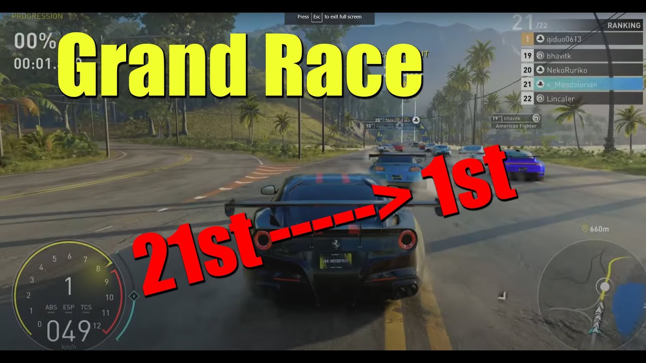 THE CREW MOTORFEST Grand Race 21st to 1st - YouTube