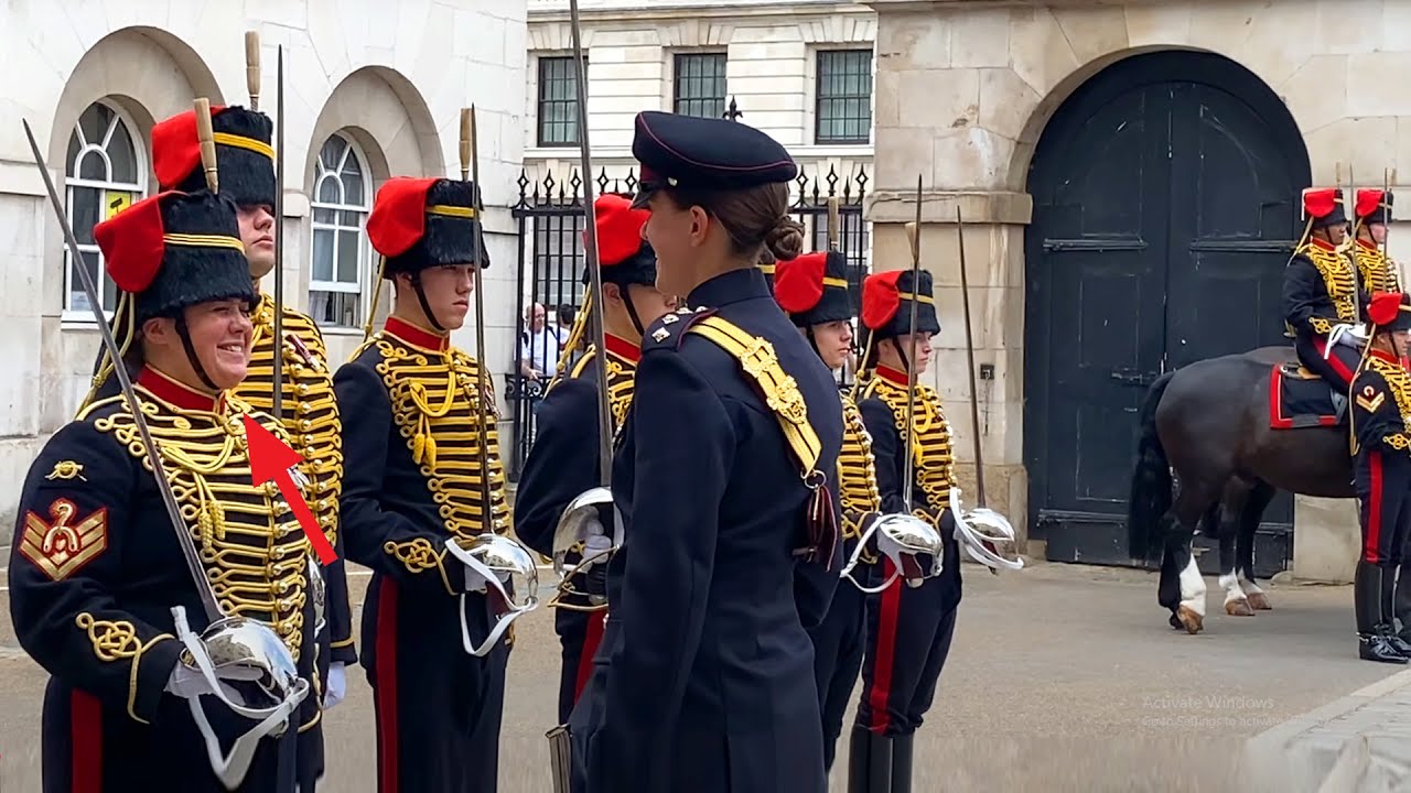 Senior Officer makes Guard LAUGH!! - YouTube