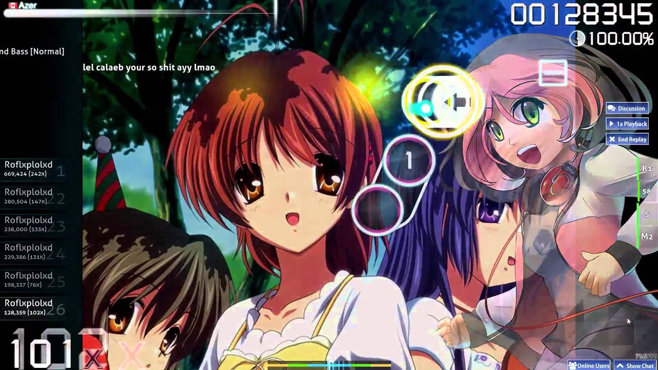 Osu Gameplay:Dango Dango Normal 100% Mods:Hidden - YouTube