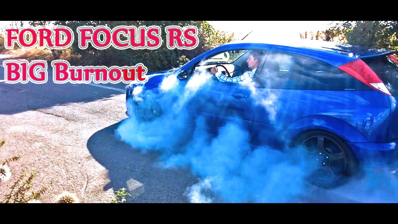 Ford Focus RS BIG BURNOUT!! - YouTube