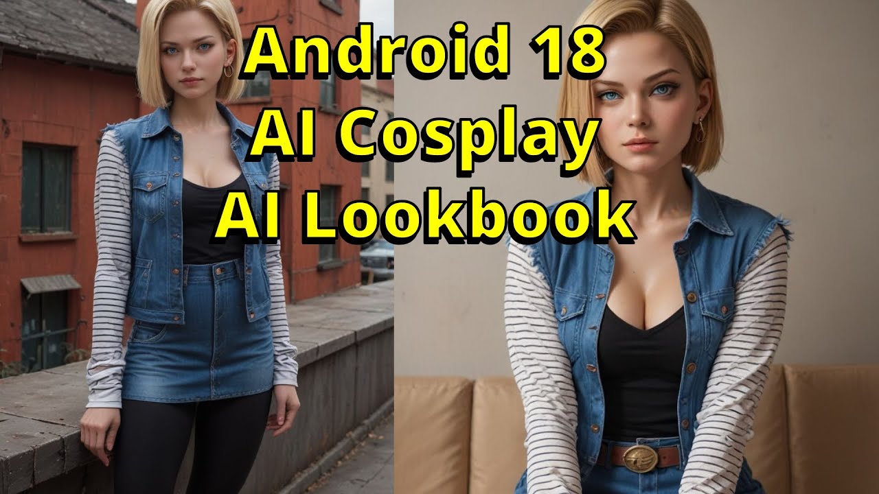 Android 18 AI Lookbook AI Cosplay | Just AI Art - YouTube
