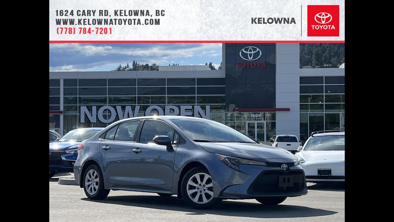 Celestite Blue 2020 Toyota Corolla LE Review Kelowna BC - Kelowna ...