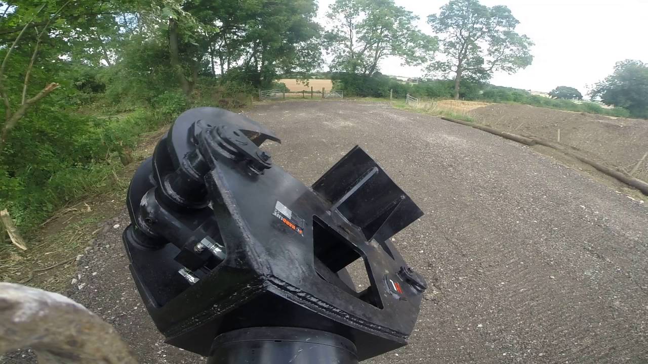 100TSH-R Rotating Tree Shear - YouTube