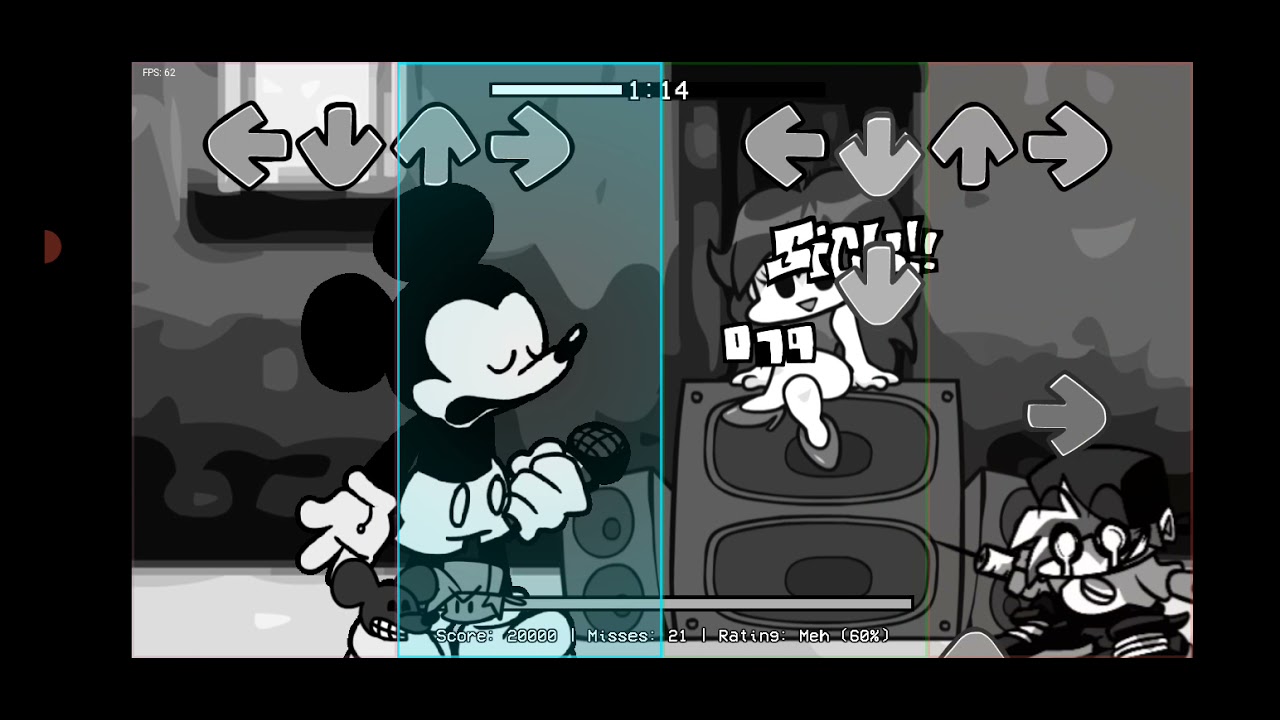 FNF Mickey remastered Vs Happy Boyfriend/ NoobSansYt - YouTube