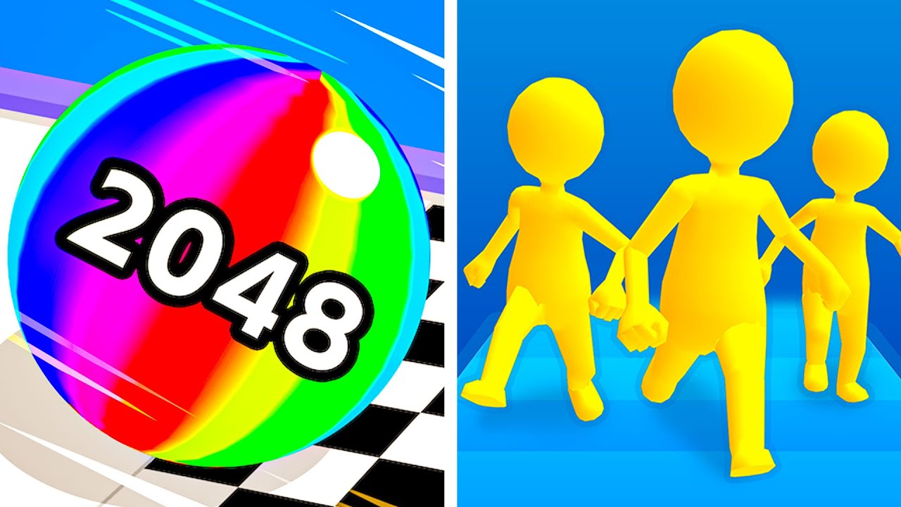 Ball Run 2048 vs Join Clash 3D☀️🌤️🌞🌝Walkthrough Max Gameplay GH4777 - YouTube