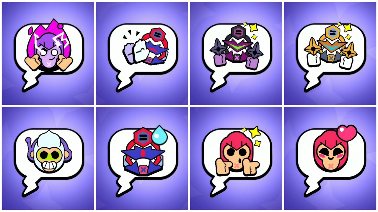 All COLT PINS , Sprays and Profile ICONS 🎈 | Brawl Stars - YouTube