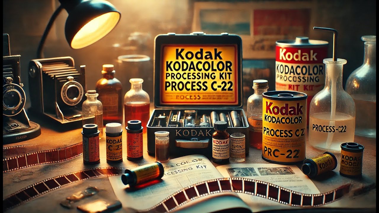 Opening Kodak Kodacolor Processing Kit Process C 22 - YouTube