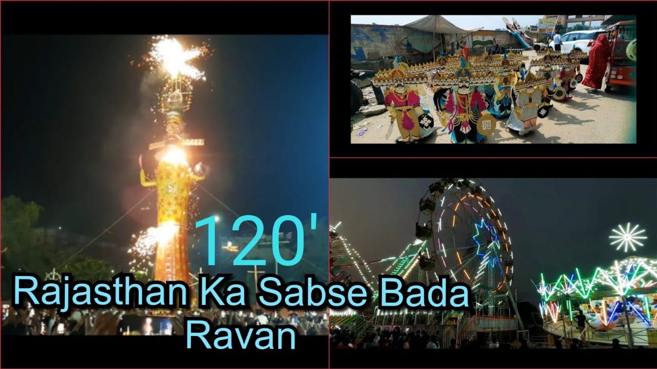 Rajasthan Ka Sabse Bada Ravan or Dussehra mela In Jaipur 5 oct.2022 # ...
