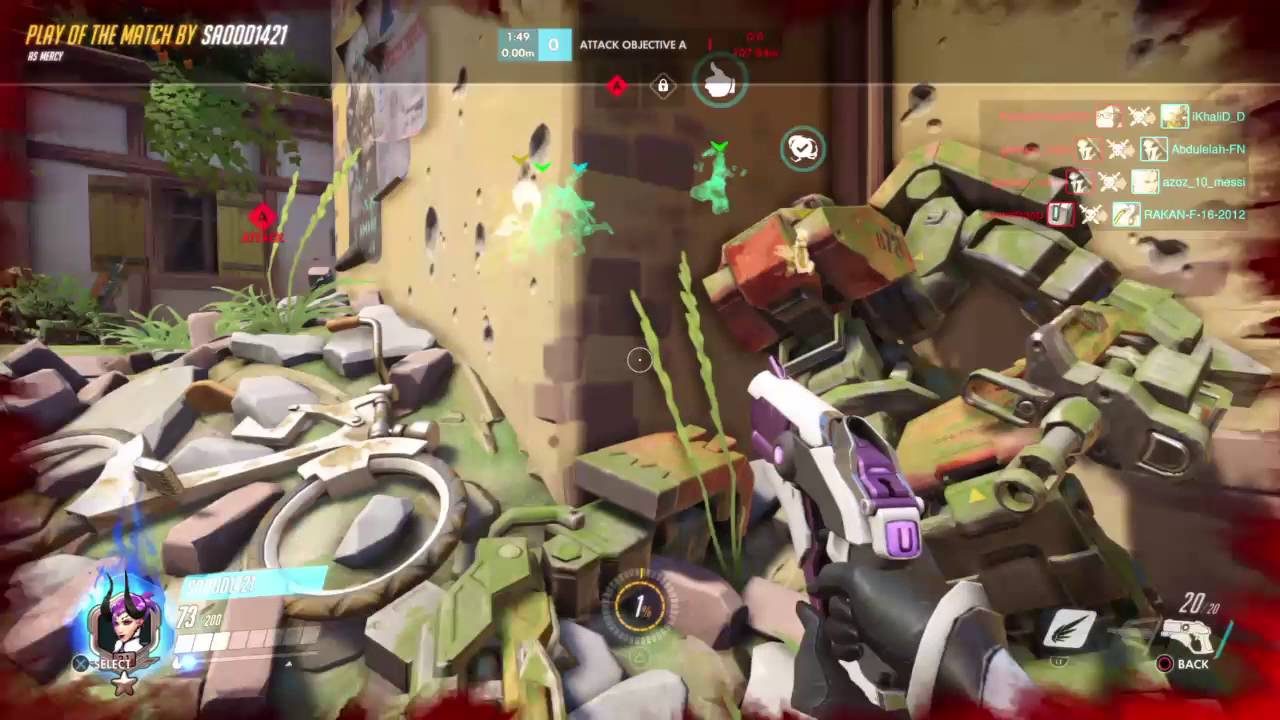 Overwatch Mercy Play of the game Resurrect My Team - YouTube