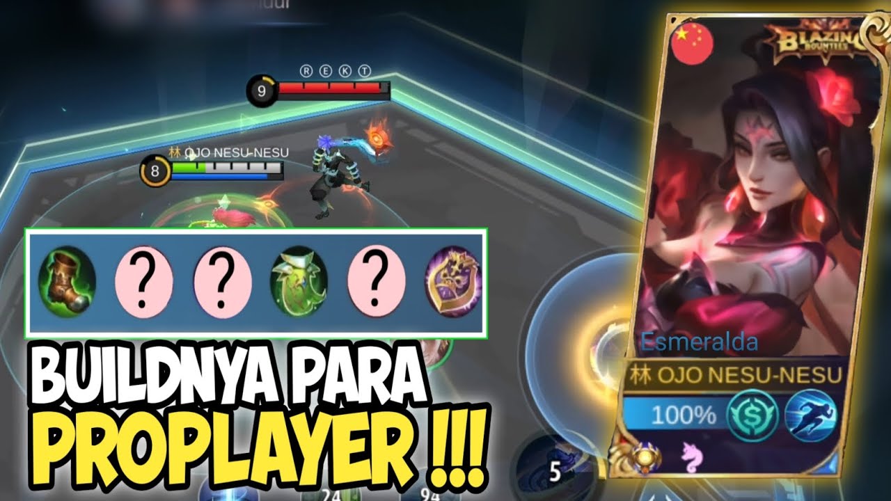 BUILD ESME INI PALING NYAMAN DAN AMAN‼️ BUILD ESMERALDA TOP 1 GLOBAL ...