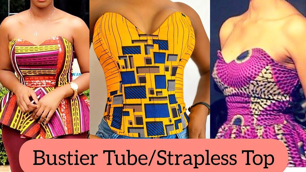 How To Draft Cut And Sew A Tube Bustier Top. Strapless Bustier Top. Detailed Tutorial - YouTube