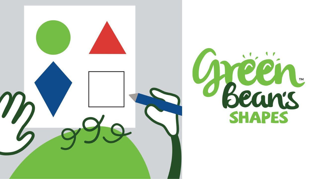 Green Bean's Shapes 💠🟢🟨 - YouTube