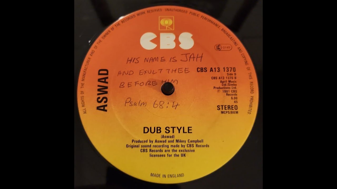 Dub Style by Aswad - YouTube